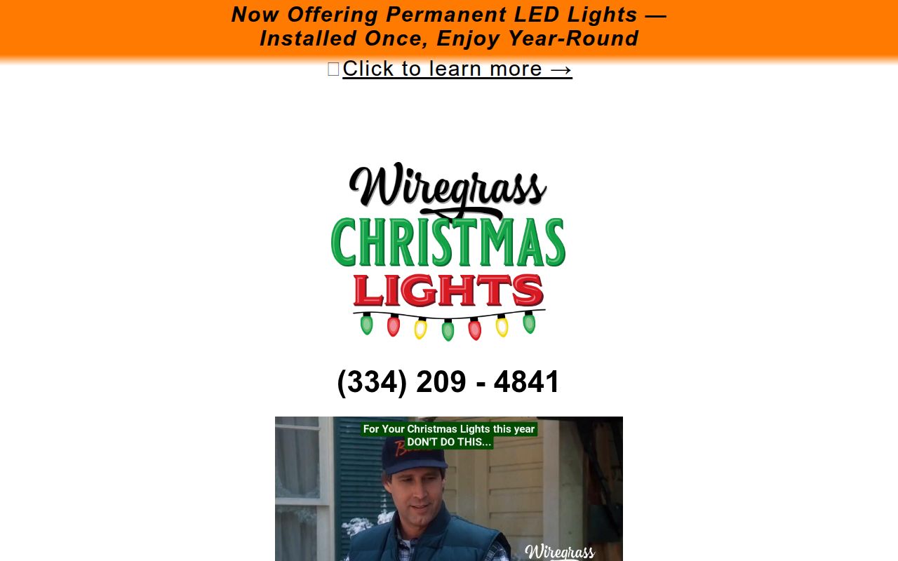 Wiregrass Christmas Lights Installation - Serving Enterprise, AL